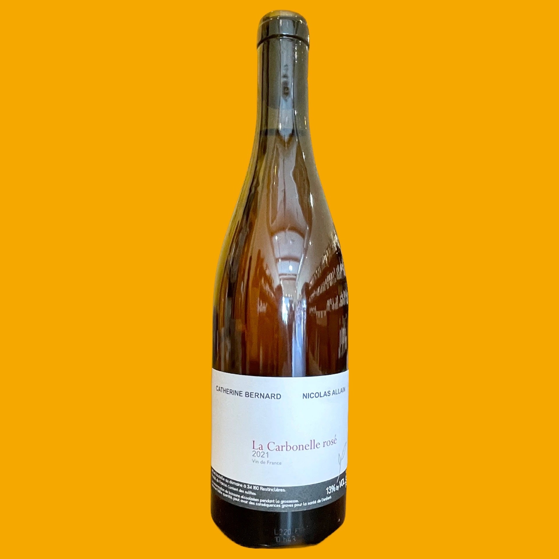 Catherine Bernard La Carbonelle Rosé 2021 | hyphen-